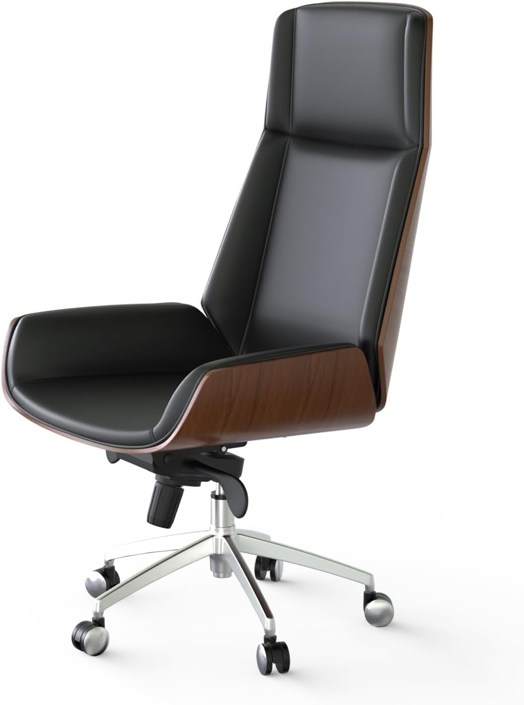 FOH Adult Wood High Back Indoor Commercial Swivel Executive Desk Chair ...
