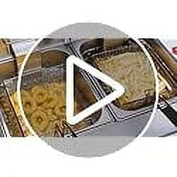 FOHERE 20.7Qt Commercial Deep Fryer with Basket, 3400W Electric Deep ...
