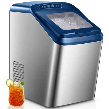 Ecozy Kitchen Machine, EZ-IM-SS440A-USSV0 Countertop Ice Maker with ...