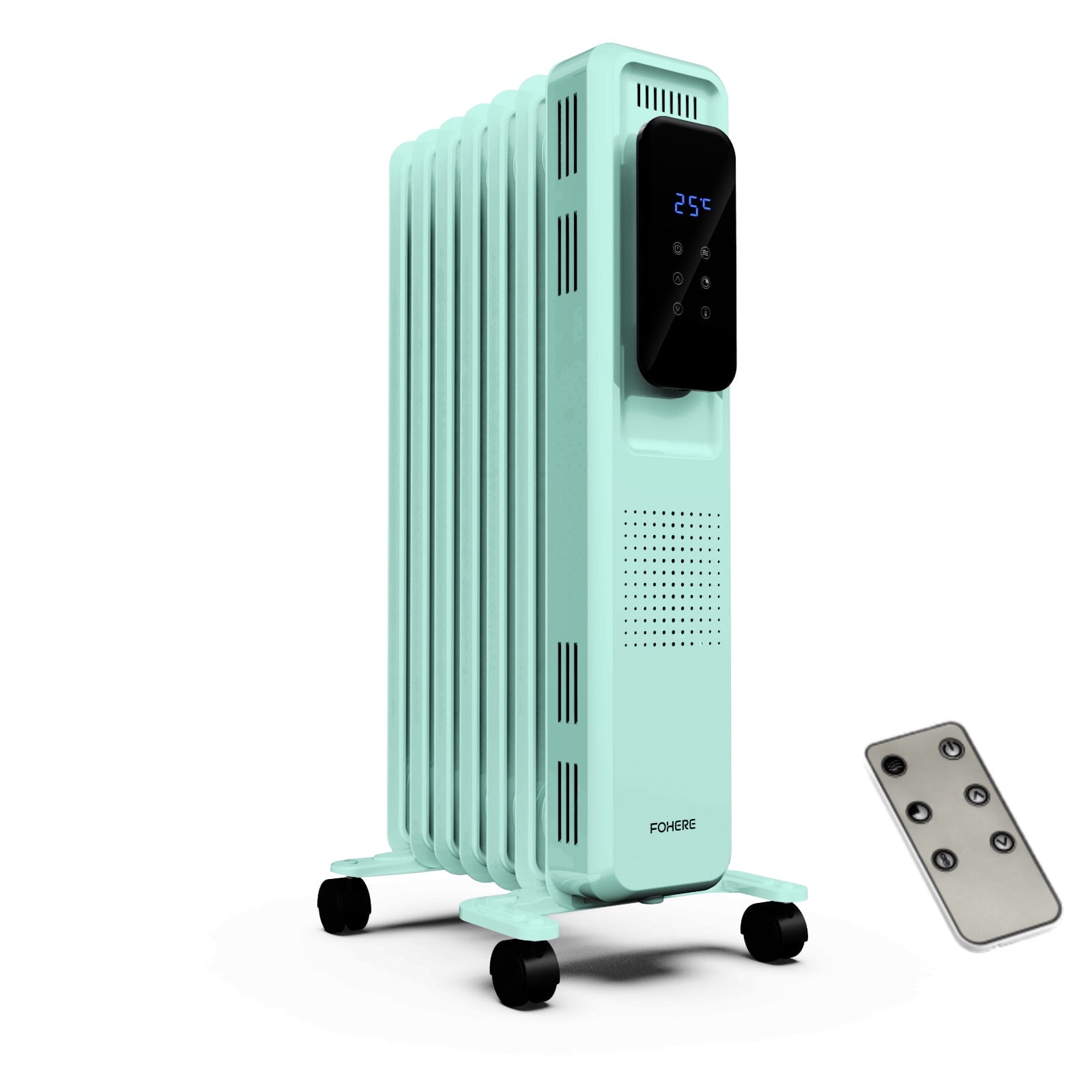 FOHERE Oil Filled Radiator Heater Touch Screen for Indoor Use Large ...