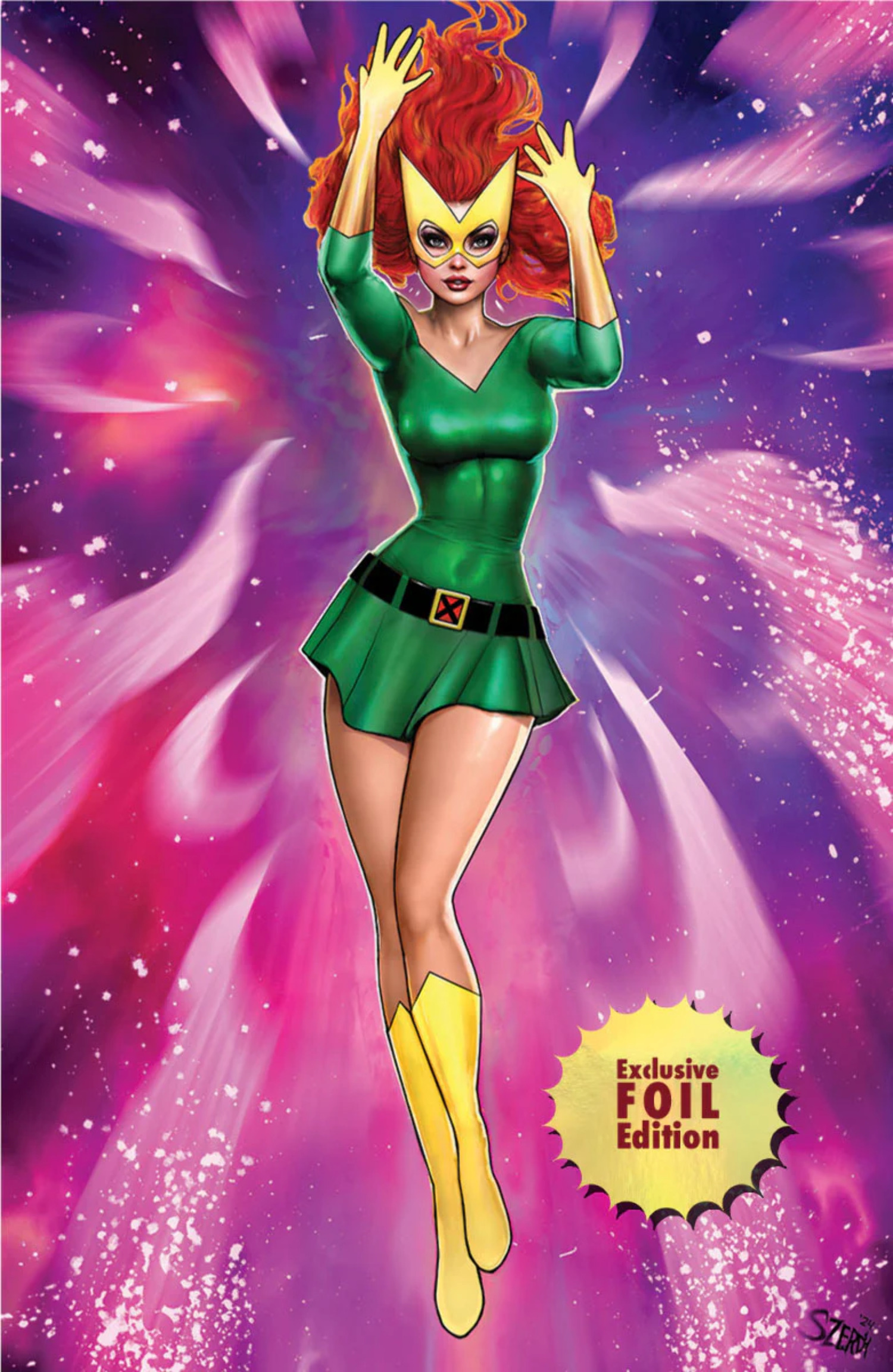 [FOIL] PHOENIX #1 UNKNOWN COMICS NATHAN SZERDY MARVEL GIRL VIRGIN ...