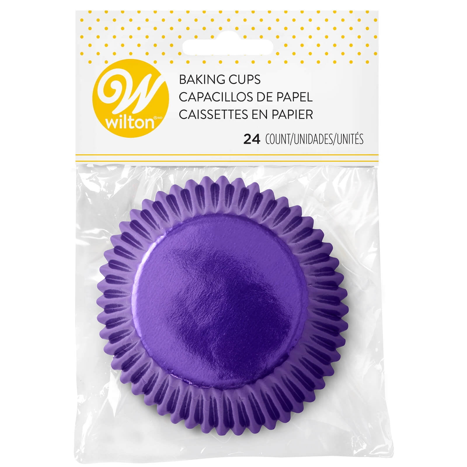 FOIL STANDARD PURPLE BAKING CUP 24 PKG - Walmart.com
