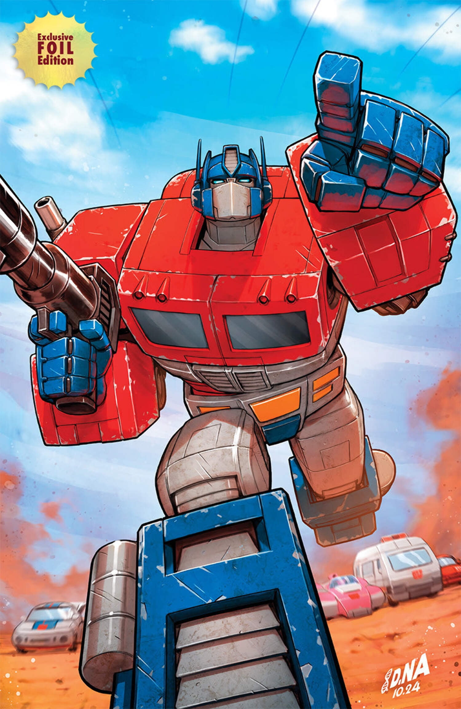 [FOIL] Transformers #1 10th PTG Unknown Comics David Nakayama Exclusive ...