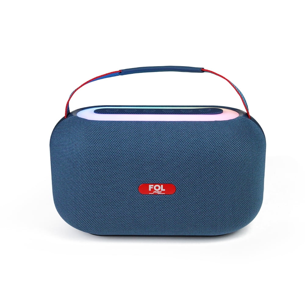 FOL FS-R318 Portable Wireless Speaker with TWS, LED Lights, 2500mAh ...