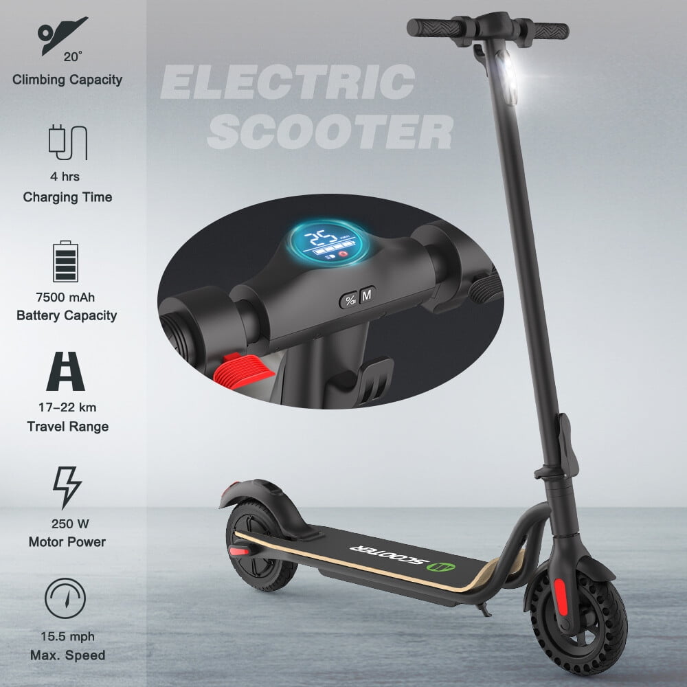 🛴FOLDING KICK ELECTRIC SCOOTER 14MILES ALUMINUM PORTABLE URBAN ADULT E ...
