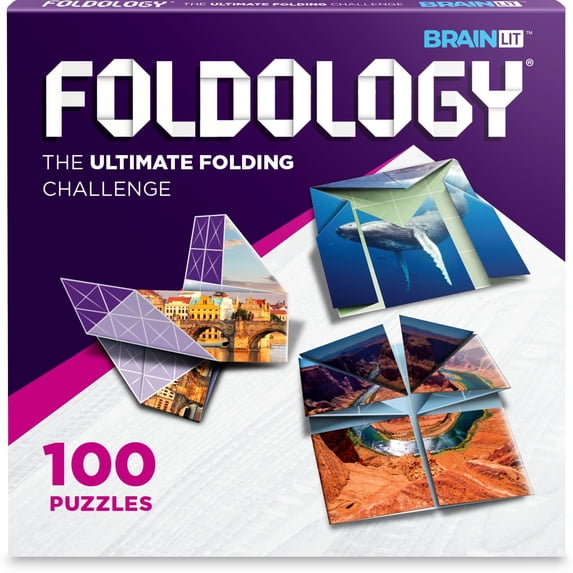 Foldology Origami Puzzle Game, Stocking Stuffer for Teens, Tweens and ...