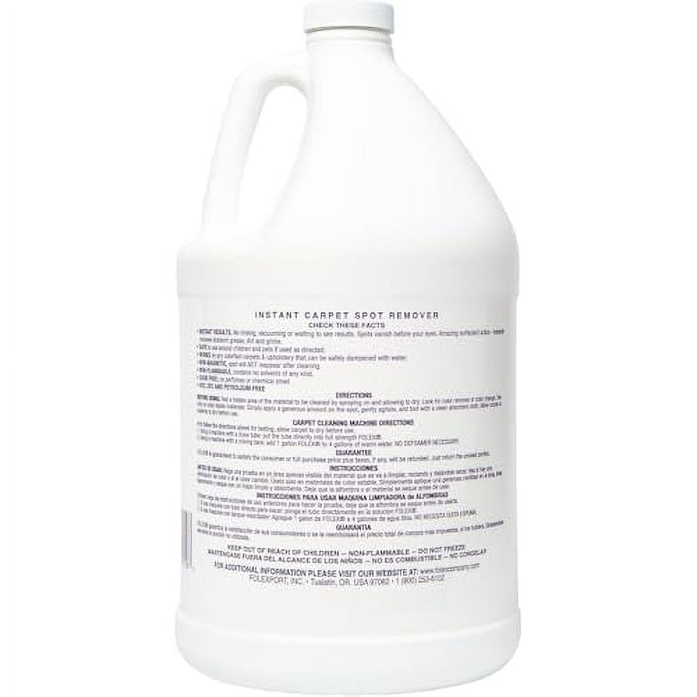 FOLEX 128 oz Instant Carpet Spot Remover Carpet Cleaner Gallon Refill ...