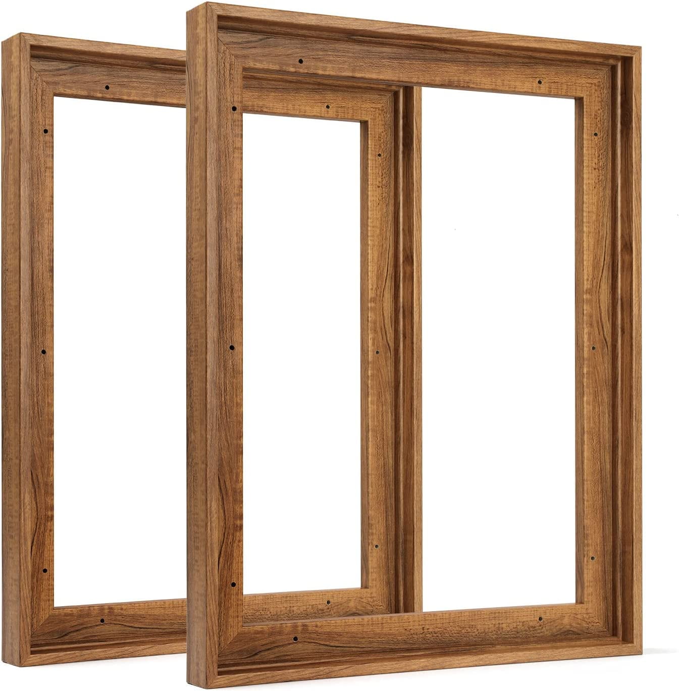 FOLKOR Floating Canvas Frame for 14x18 Inch Painting, 2 Pack Floater ...
