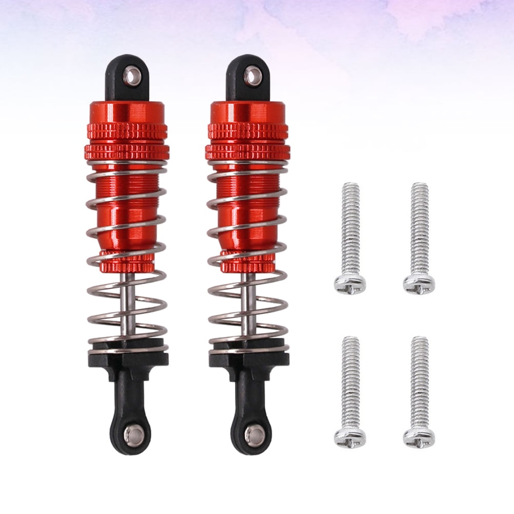 FOLOYORI 1 Pair Red Metal Damper for Car Upgrades Stabilization 80mm ...