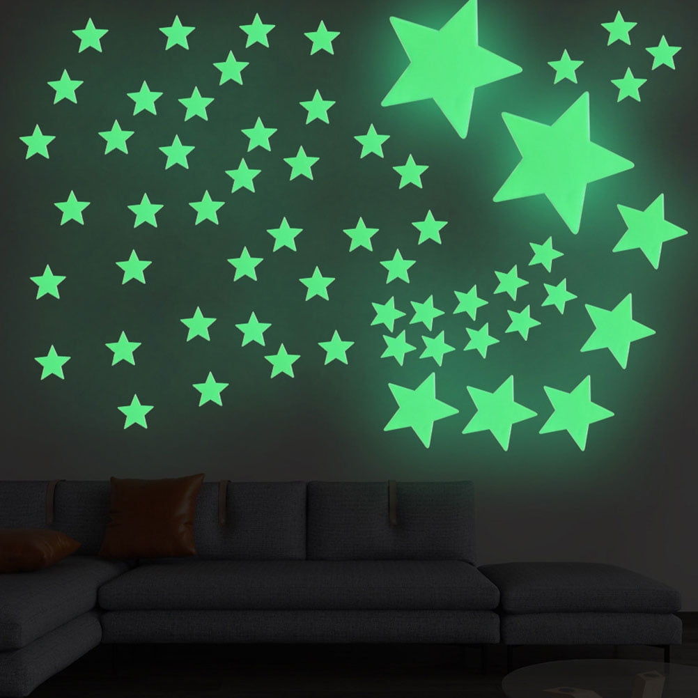 FOLOYORI 1 Set Removable Diy Fluorescent Sticker For Wall Home ...