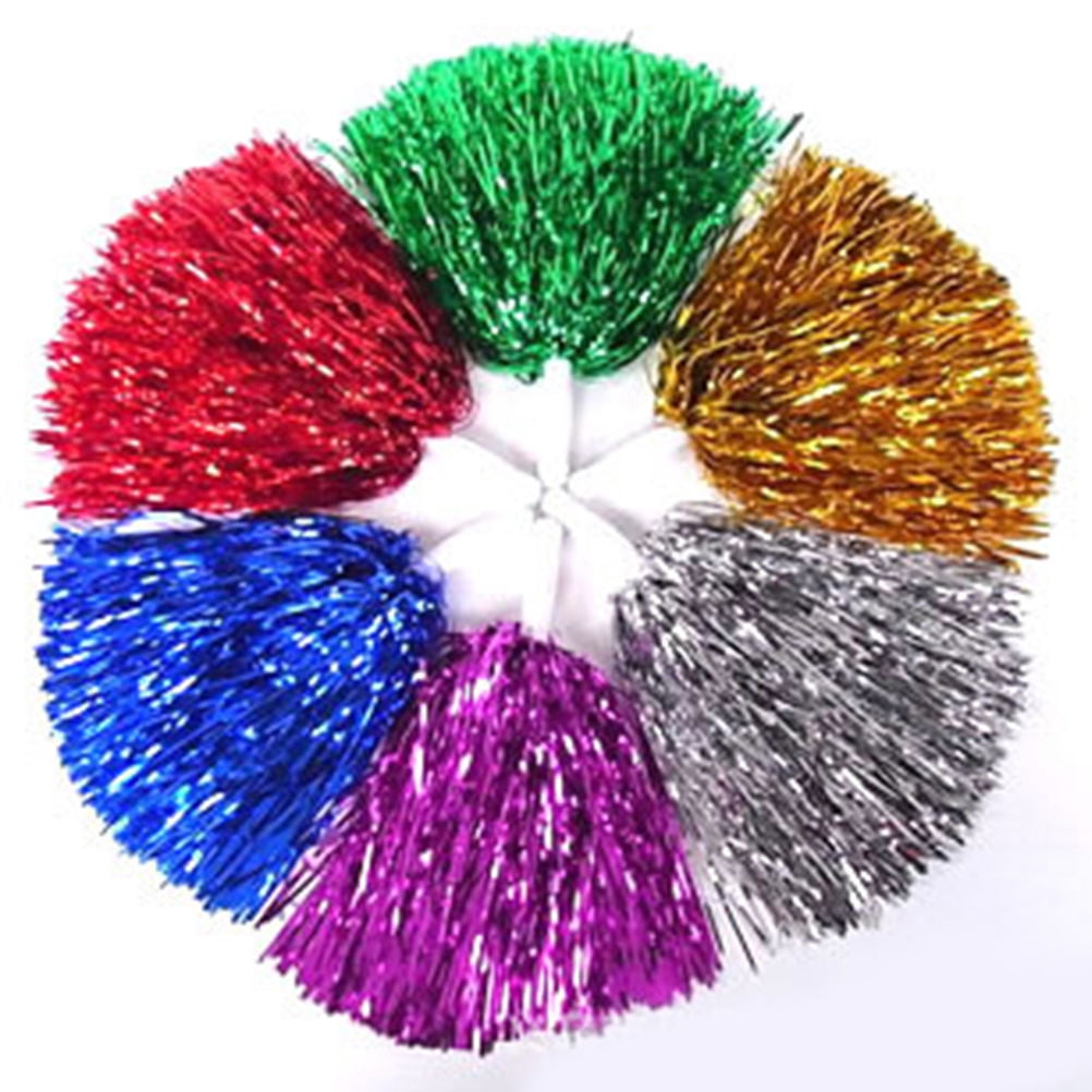 FOLOYORI 10 Pcs Gold Cheerleading Poms Cheerleading Accessories for ...