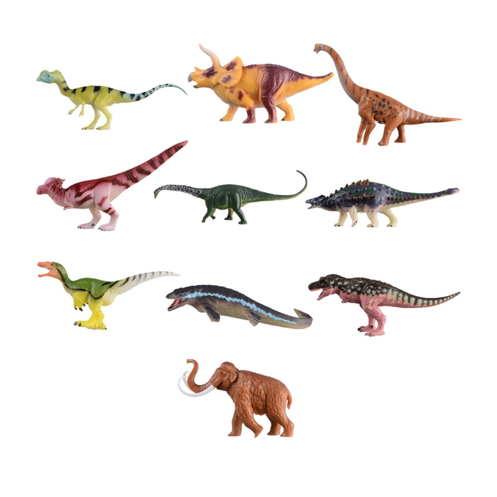 FOLOYORI 10Pcs Toy Dinosaurs Simulation Animal Model Plastic For Game ...