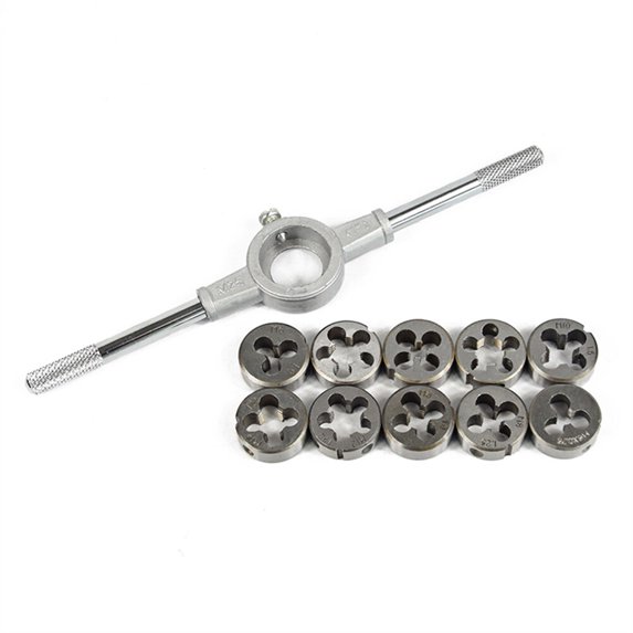 FOLOYORI 11Pcs Wrench and Dies Set Thread Die for Machine Manufacturing ...