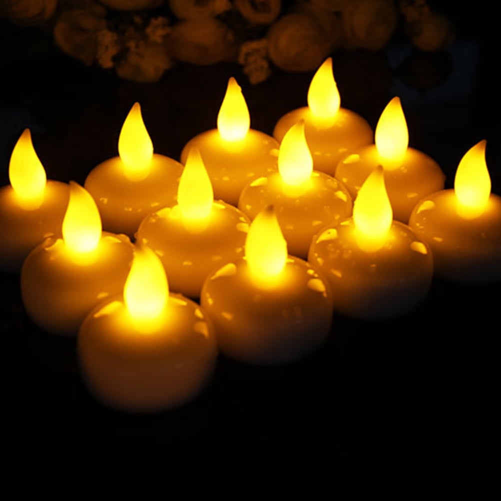 FOLOYORI 12Pcs Led Water Floating Candles for Wedding and Party ...