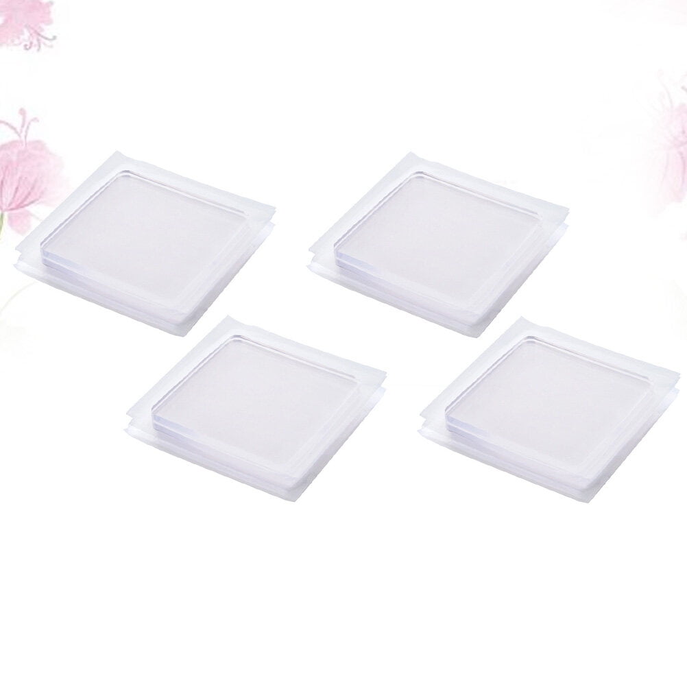 FOLOYORI 12Pcs Round Transparent Pu Furniture Feet Pads for Furniture ...