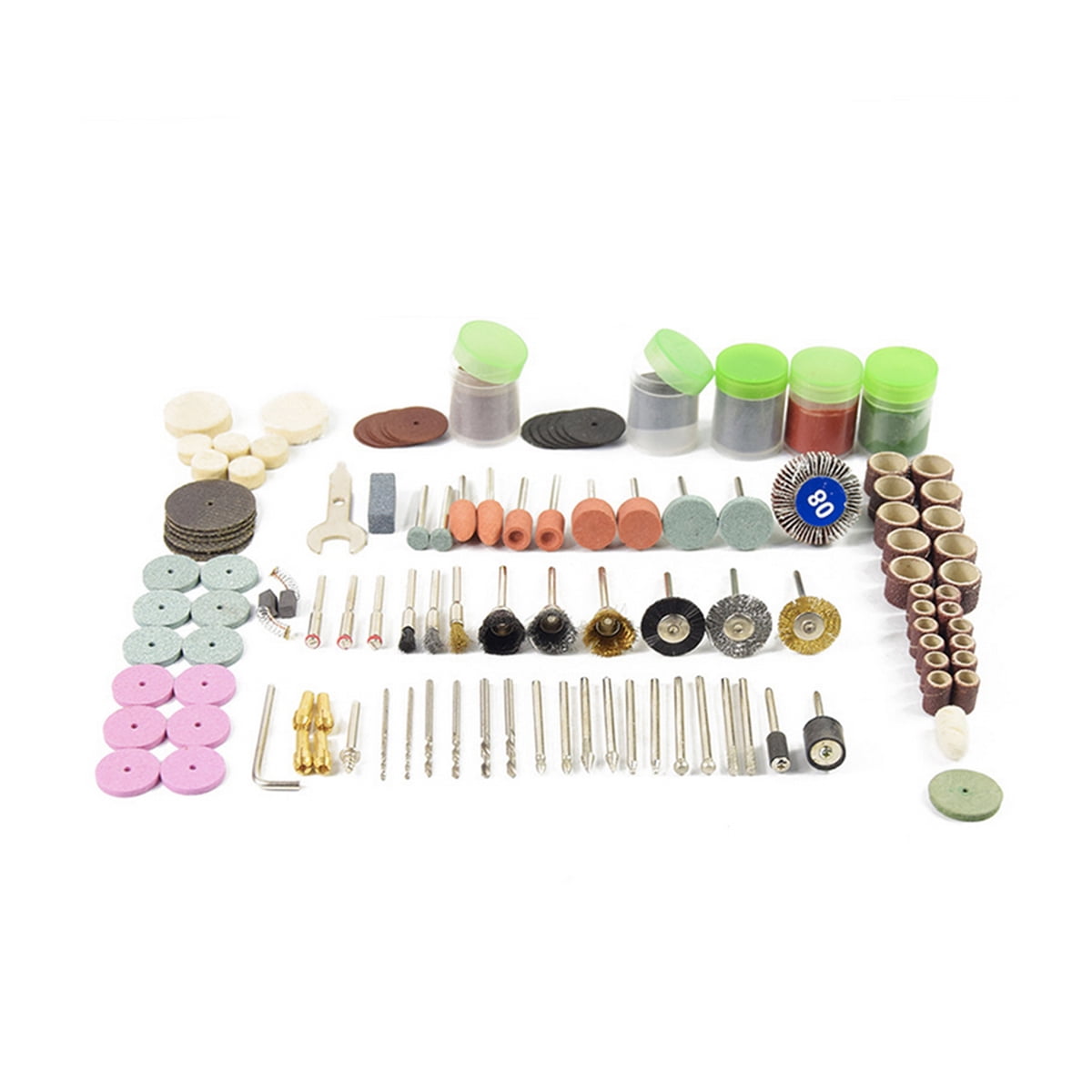 FOLOYORI 171Pack Metal Rotary Tool Accessories Sanding Grinding ...