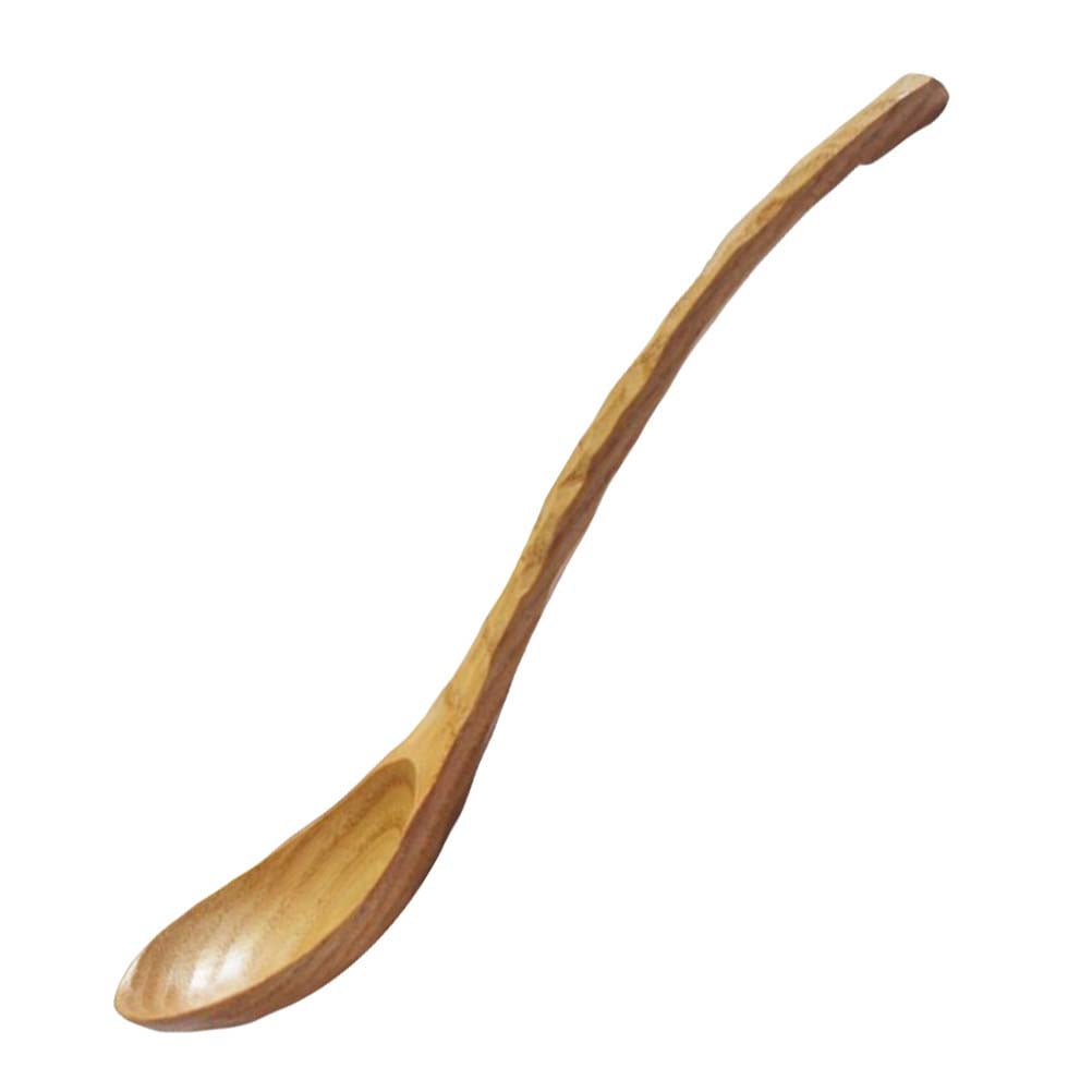FOLOYORI 17Pack Eco Friendly Wooden Soup Spoons with Handmade Design ...