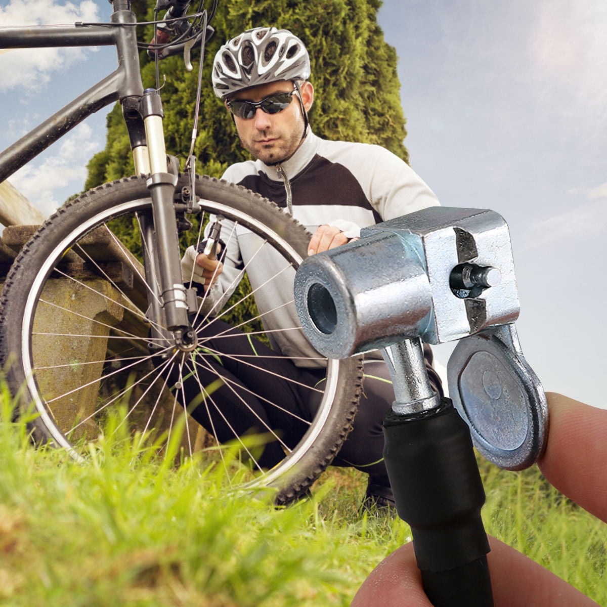 FOLOYORI 1Pack Black Plastic Air Inflator Extension Tube for Bike and ...