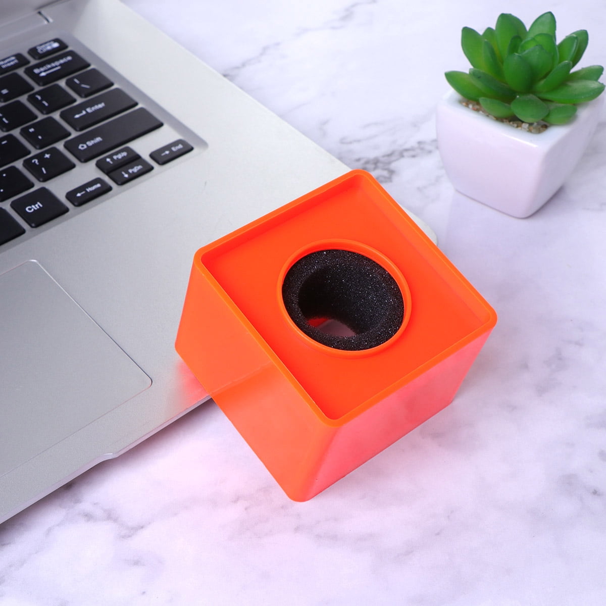 FOLOYORI 1Pack Microphone Stand Mark for Newscaster Material Mic Orange ...