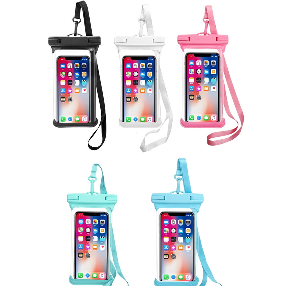 FOLOYORI 1Pcs Blue PVC Cell Phone Pouch for Beach Use with Screen ...