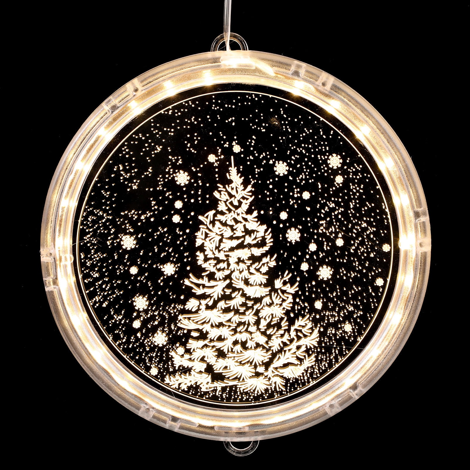 FOLOYORI Window Hanging Lights Christmas Window Light Transparent ...