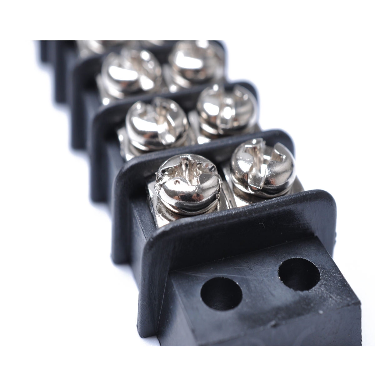 FOLOYORI Wire Connectors Block Double Row Terminal Plastic 1Set ...