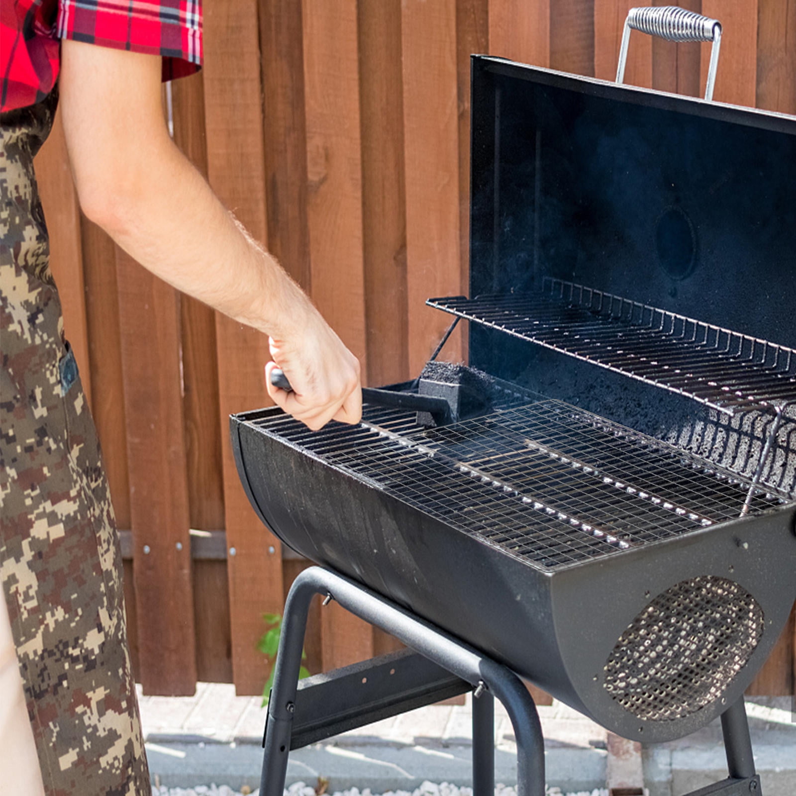 FOLOYORI 1Set BBQ Wire Grid Rack for Outdoor BBQ and Grilling with ...