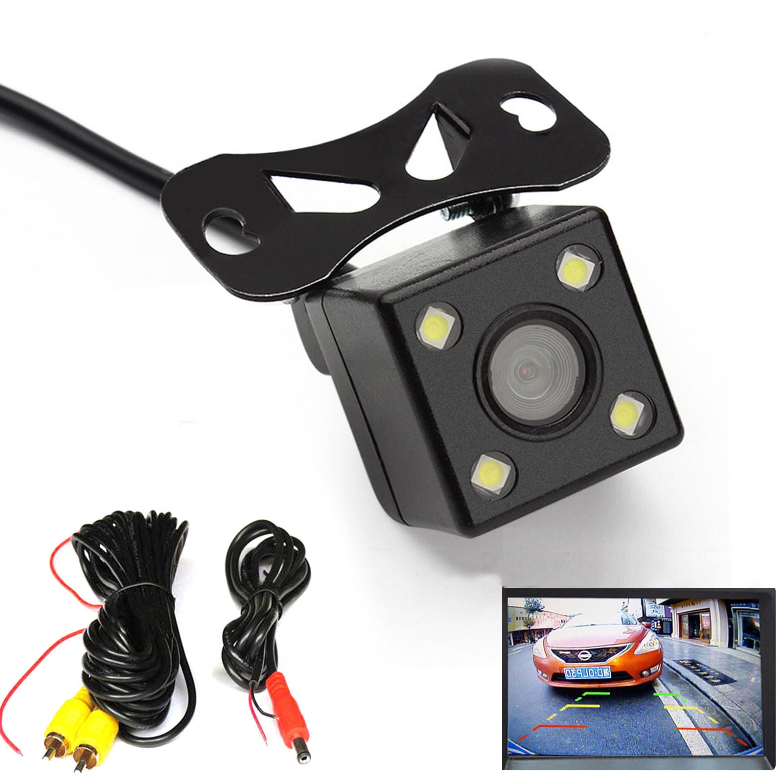 FOLOYORI 1Set Car Rear Reversing Camera IP68 Waterproof Square Shape ...