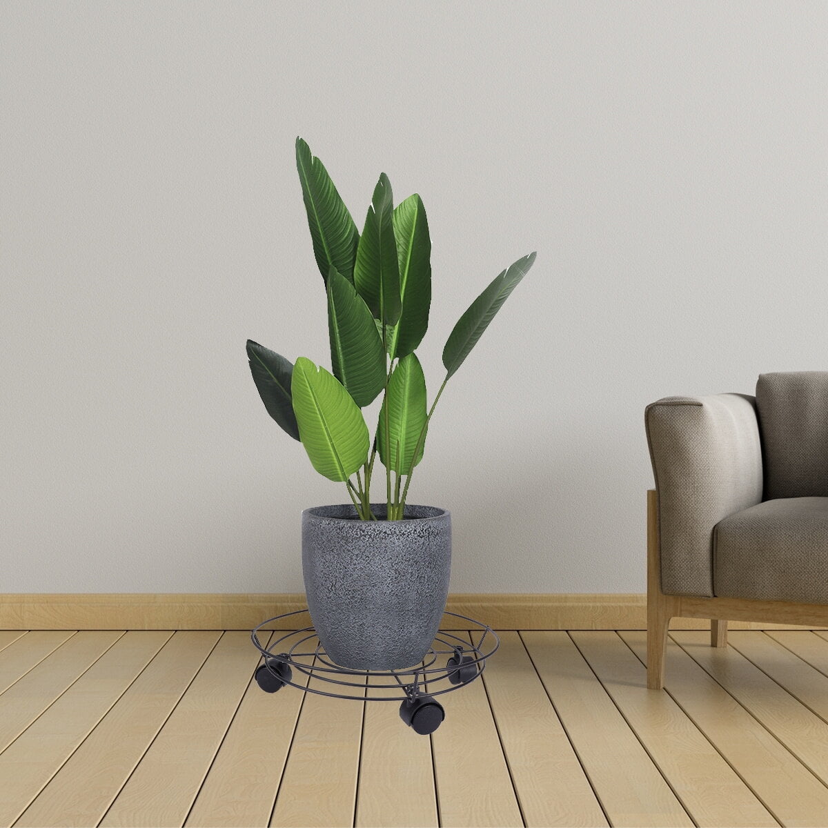 FOLOYORI 1Set Movable Flower Pot Stand for Gardeners Simple Design and ...