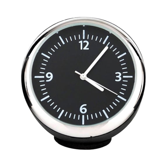 FOLOYORI 1Set Steel Glass Car Dashboard Clocks with Water and Functions ...
