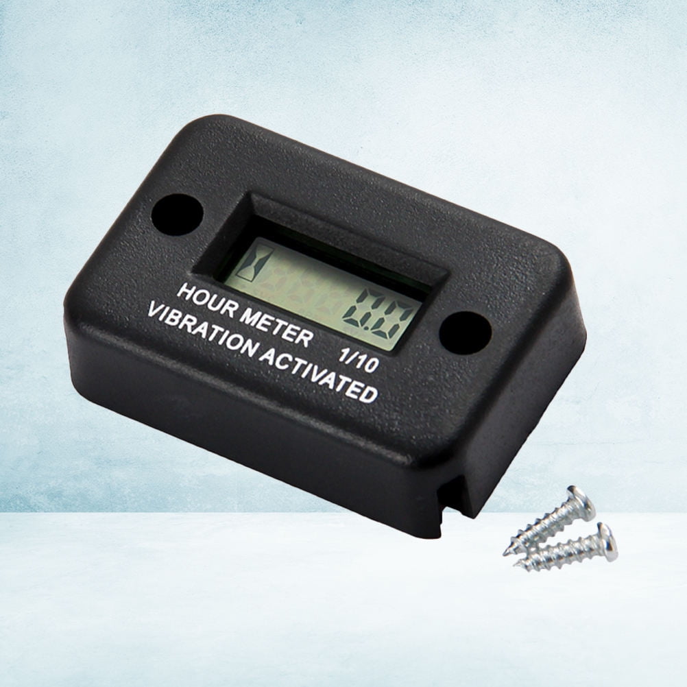 FOLOYORI 1Set Tachometer Motor Hour Meter for Spark Plug Engine with ...