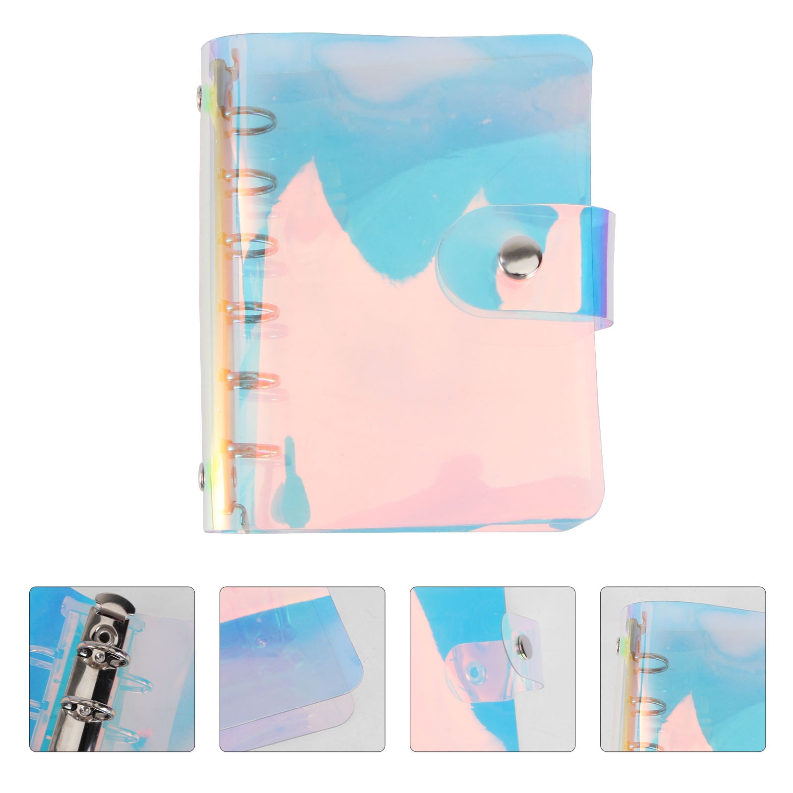 FOLOYORI 1Set Thin Binders Transparent Book Cover PVC Material Home ...