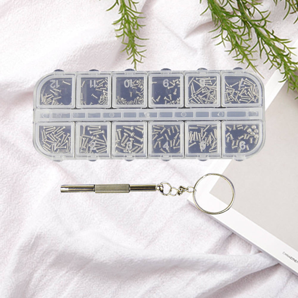 FOLOYORI 240Pcs Eyeglasses Screws for Frames Assorted Color for DIY ...