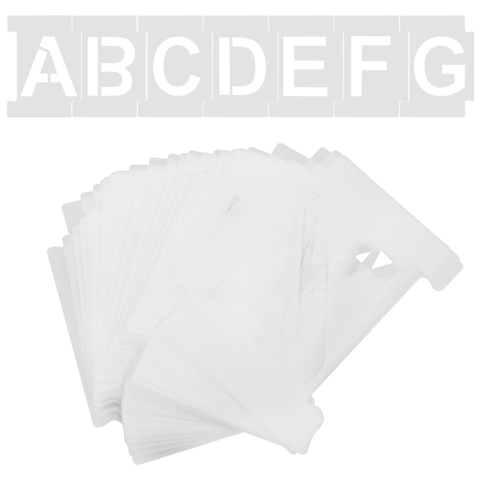 FOLOYORI 26Pcs PET Alphabet Stencil Templates for Kids Art Education ...