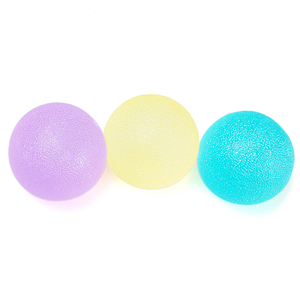FOLOYORI 3Pcs Hand Grip Balls Silicone Purple Squeeze Ball for Improved ...