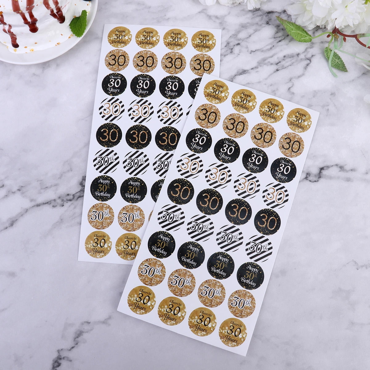 FOLOYORI 432Pcs Birthday Round Stickers for Candy Bags and Notebook ...