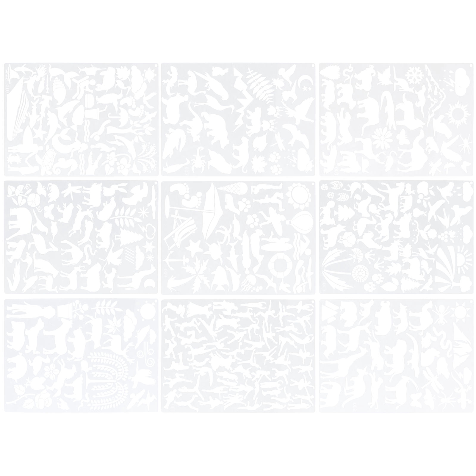 FOLOYORI 4Set Animal Drawing Template Stencils for Painting Pattern ...
