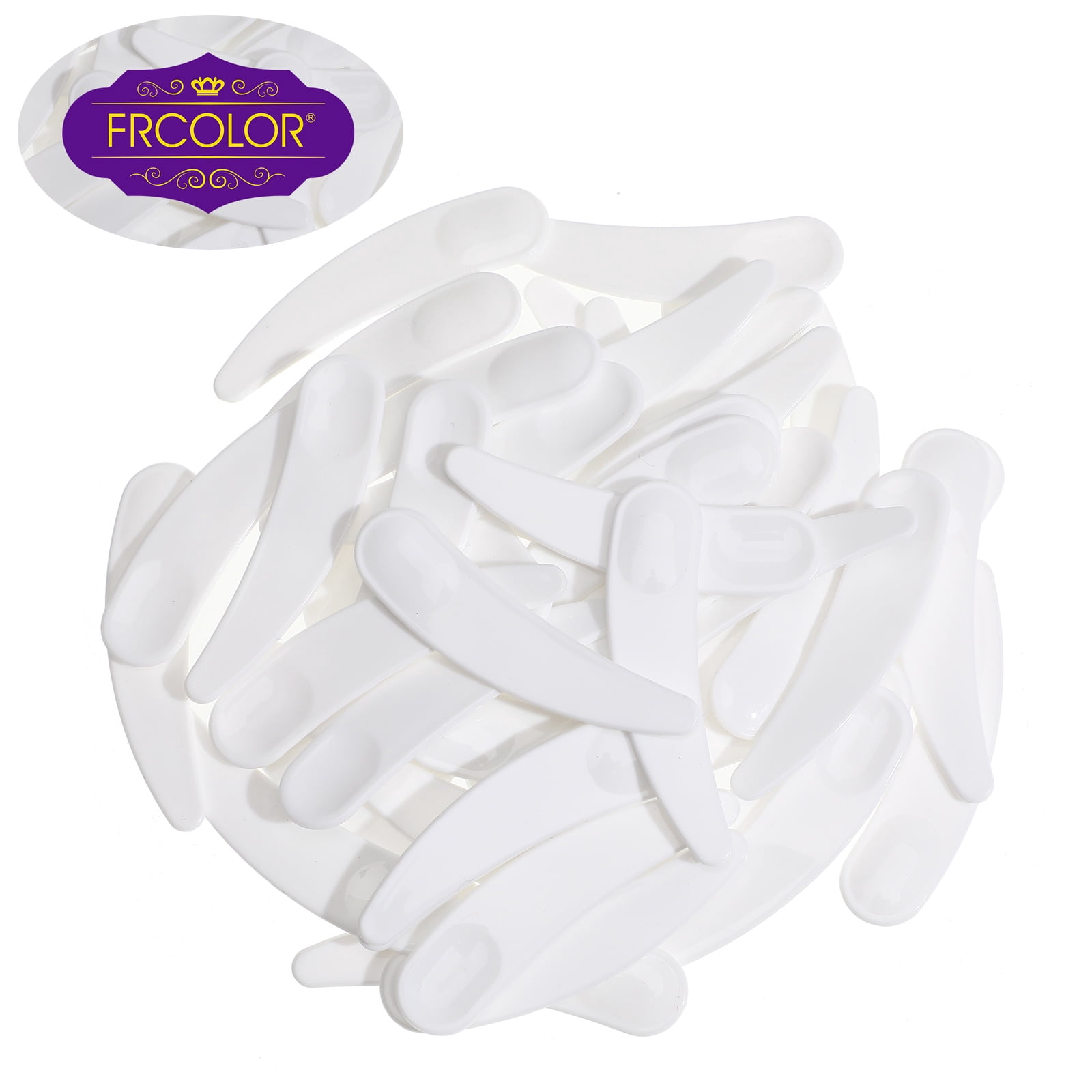 FOLOYORI 50 Pcs PP Plastic Cream Applicator Spatula For Sampling In ...