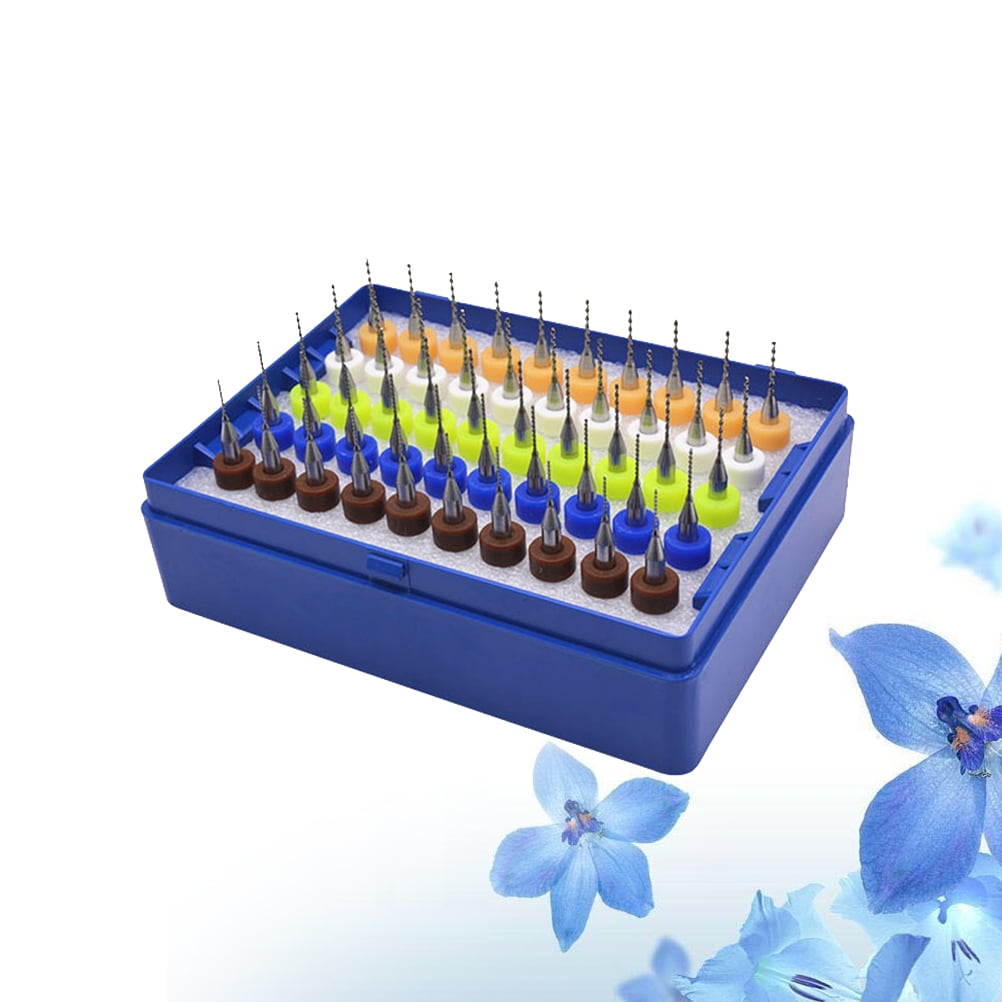 FOLOYORI 50Pcs Small Drill Bits Set for PCB CNC Mold Plastic Copper ...