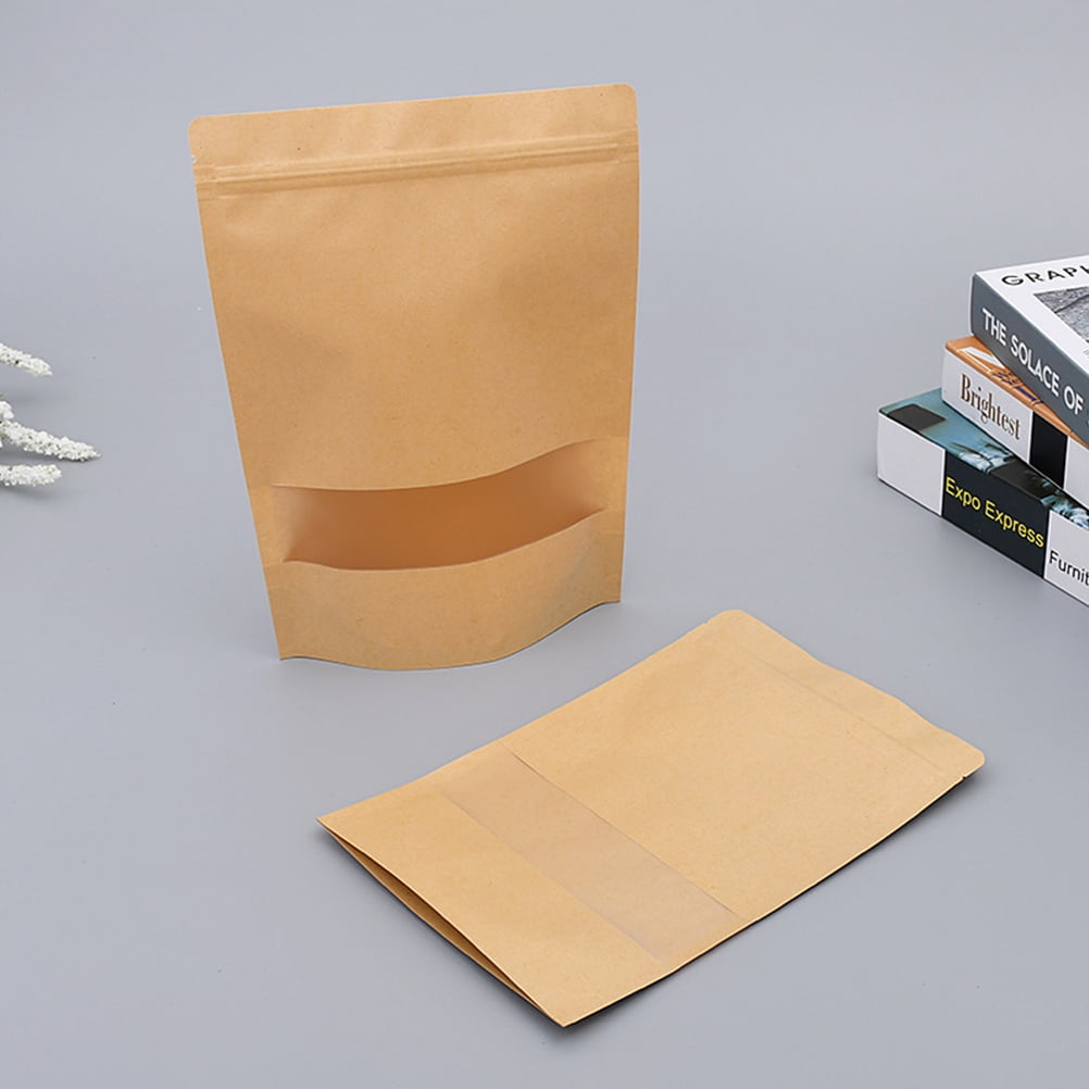 FOLOYORI 50Set Transparent Window Packaging Bag for Shopping Bags ...