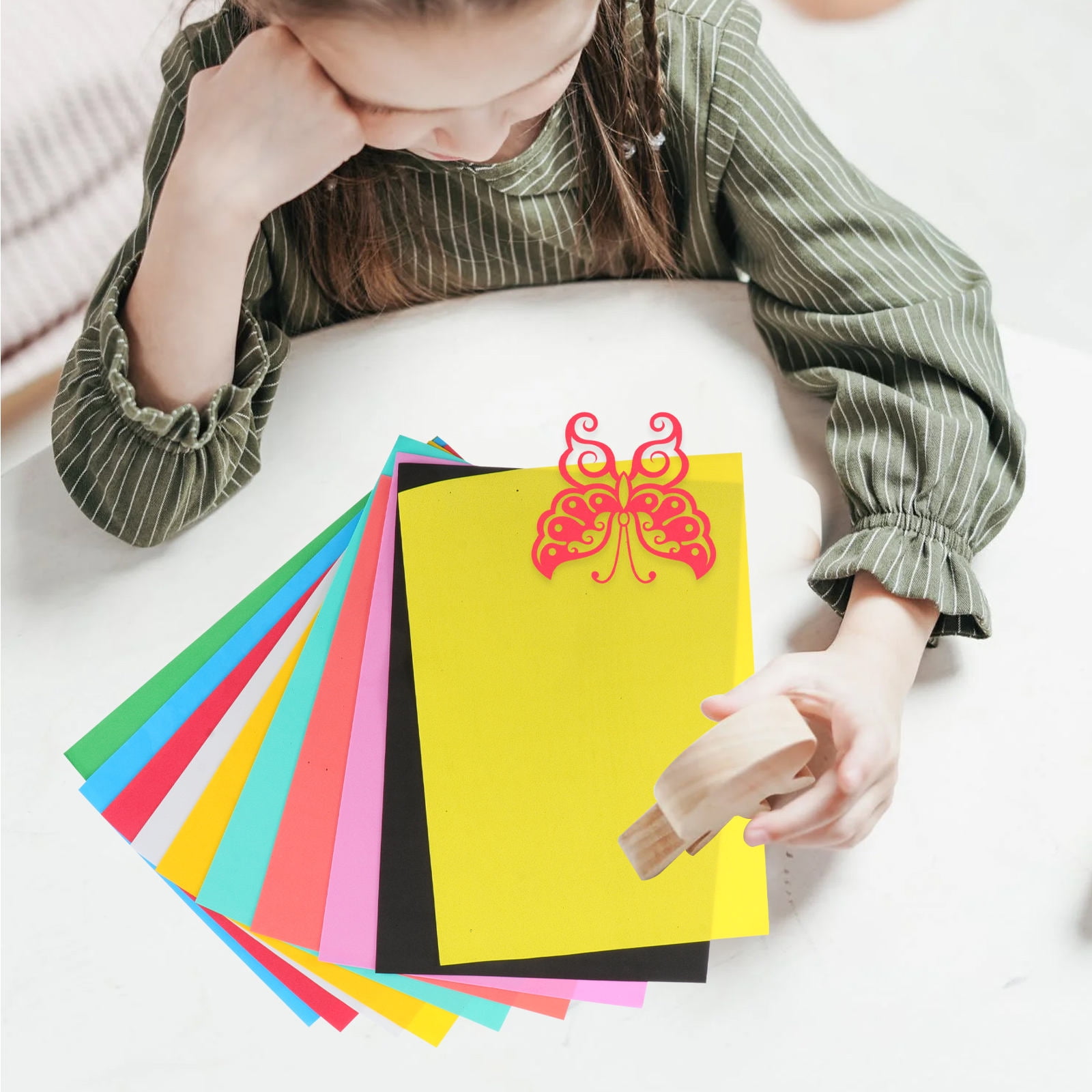 FOLOYORI 5Pcs Colourful Foams Sheets For Experienced A4 Size - Walmart.com