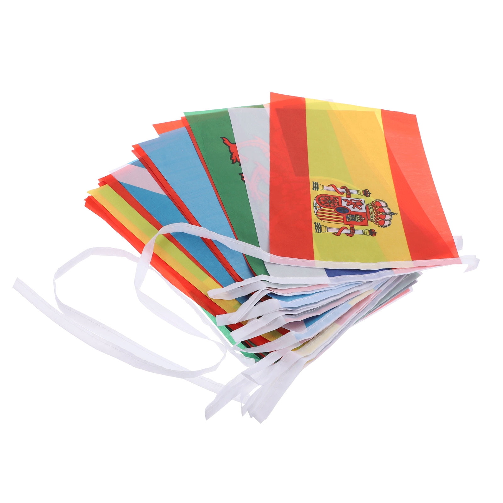 FOLOYORI 5Pcs Country Flags Banner Assorted Color for Schools Classrooms Carnivals 30X20CM ...