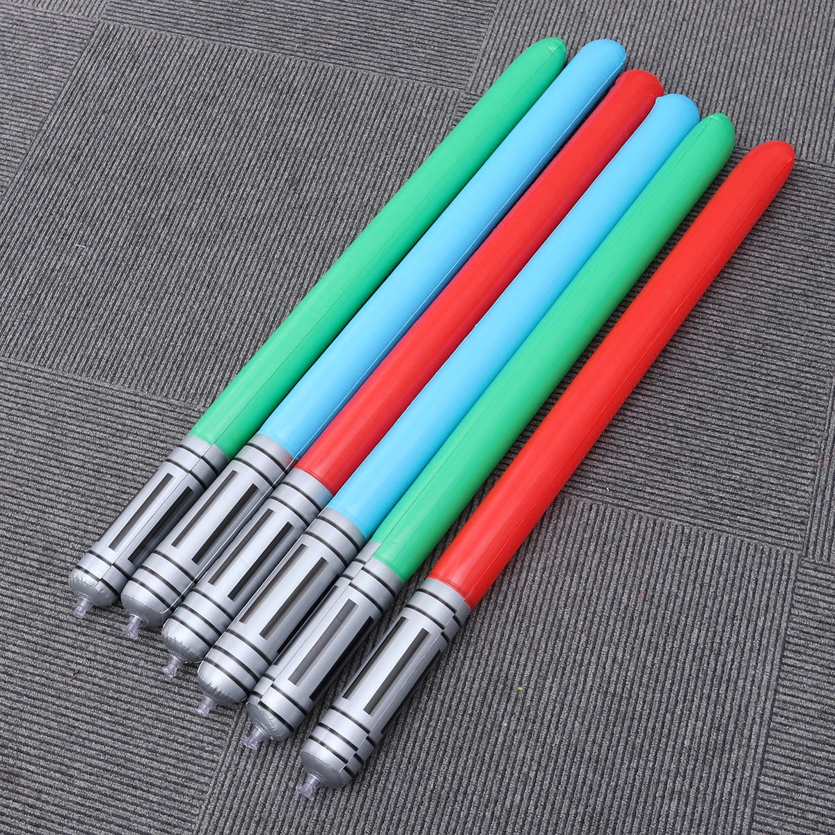 FOLOYORI 6Pcs Inflatable Jumbo Swords Multi Colored Play Swords for ...