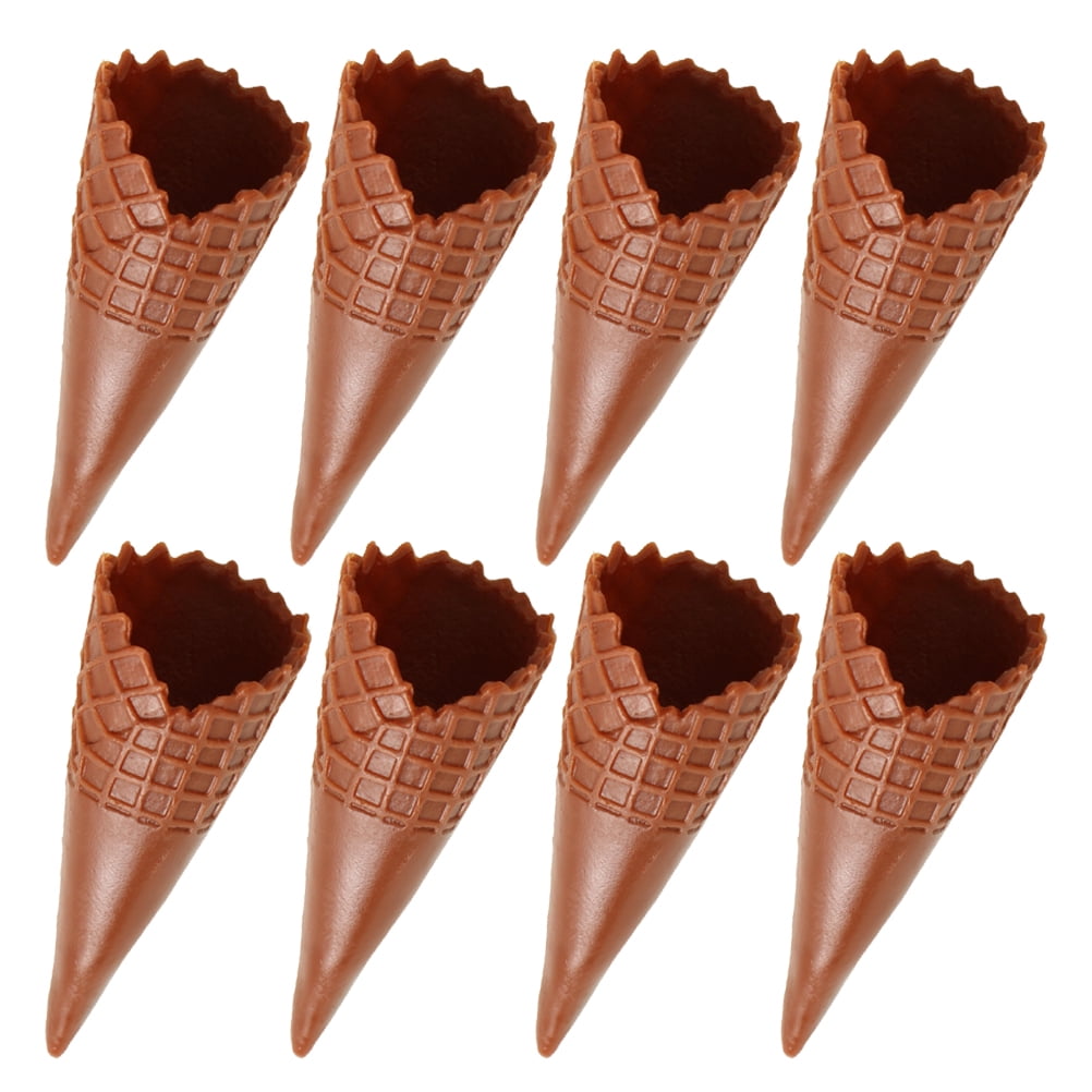 FOLOYORI 8Pcs Ice Cream Cone Model For Collectors Family Gathering ...