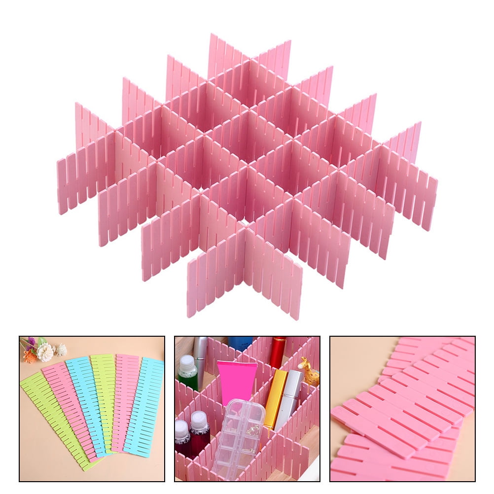FOLOYORI 8Pcs Pink Plastic Drawer Separators for Dresser and Closet ...