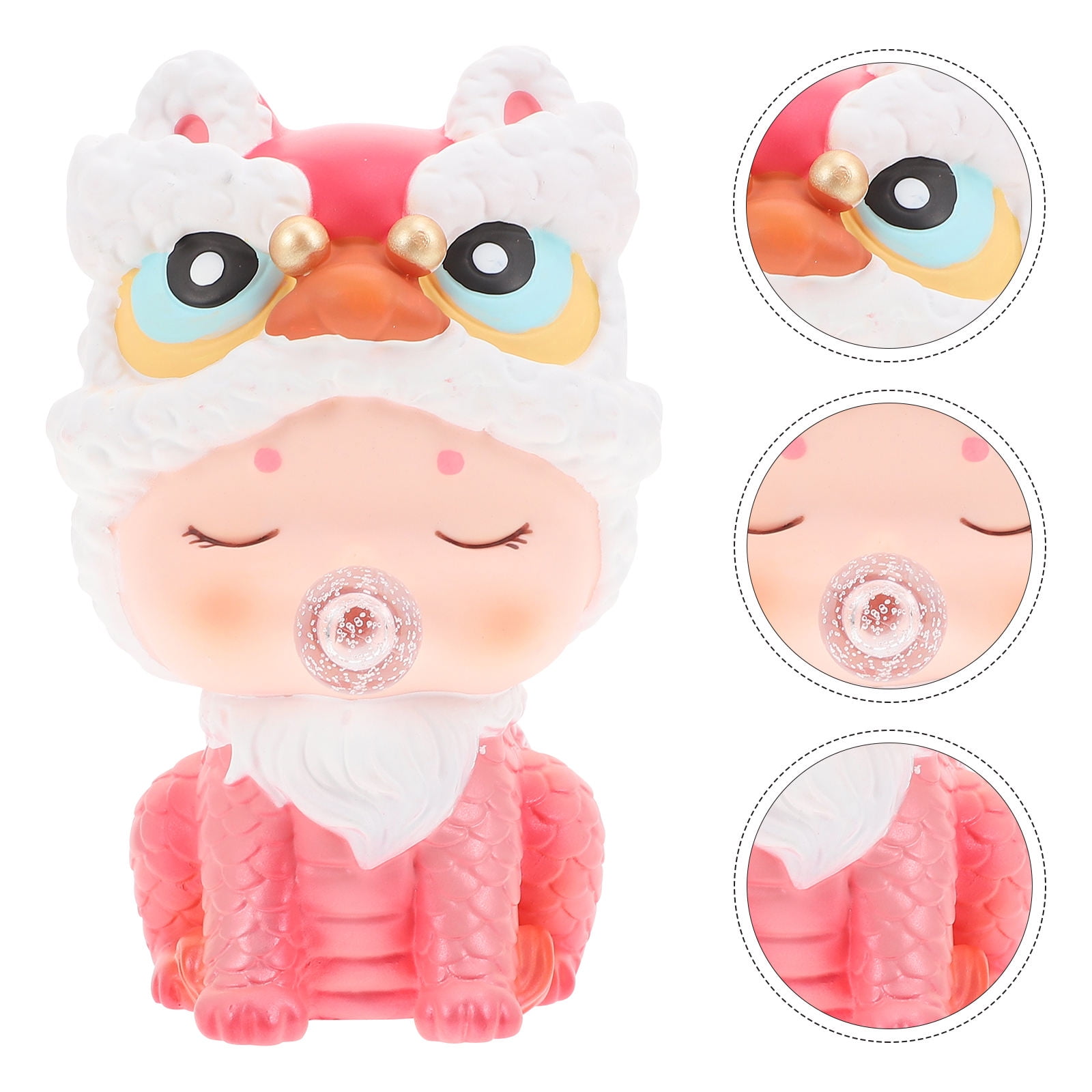 FOLOYORI Cute Animal Coin Bank for Kids Made of and Resin in Red Color ...