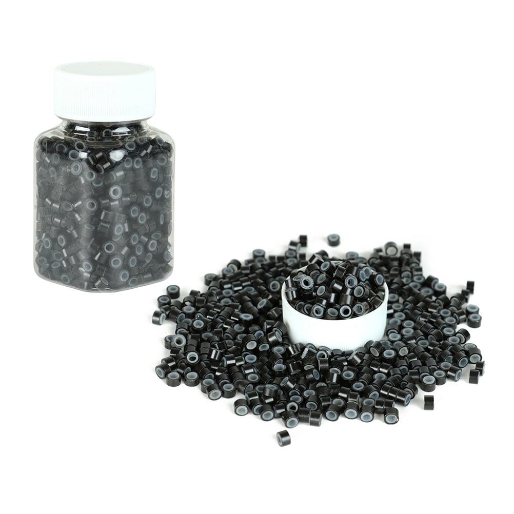 FOLOYORI Dreadlock Accessories 500Pcs Black Hair Beads for Stylish ...