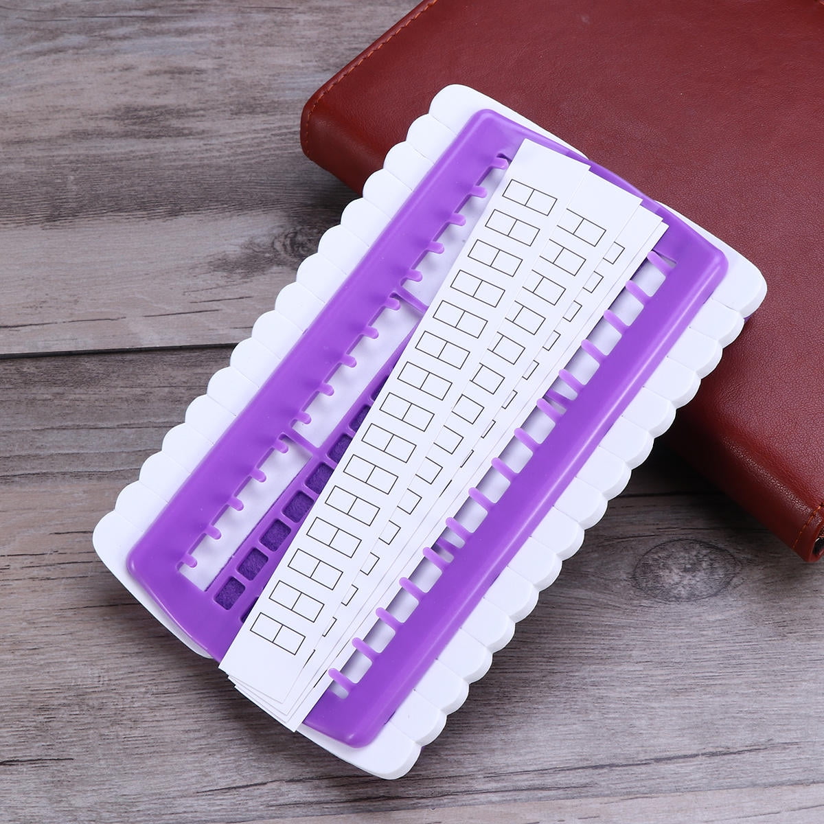 FOLOYORI Embroidery Thread Storage Cards Floss Organizer 1Pack Purple ...
