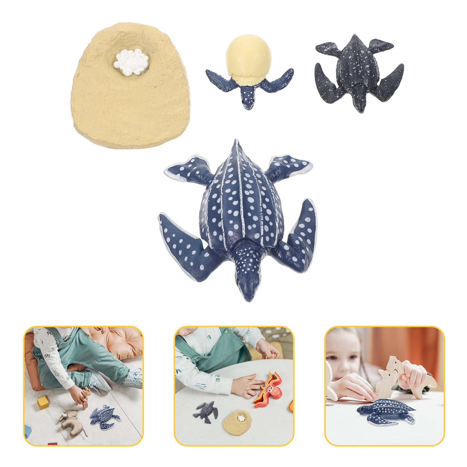FOLOYORI Life Cycle Of Turtle Models Set Turtles Mini Toys For Kids ...