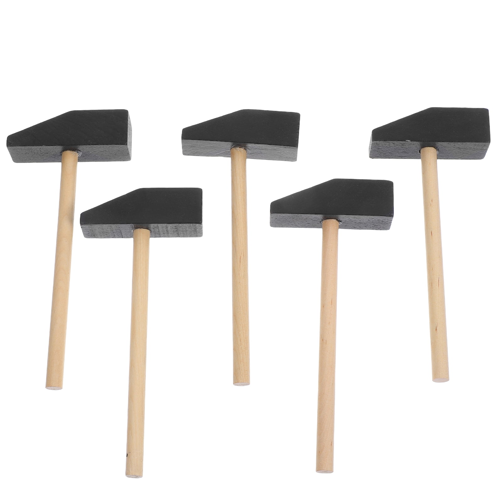 FOLOYORI Mini Wooden Hammer for Kids 5Pcs with for Creative and Fun ...